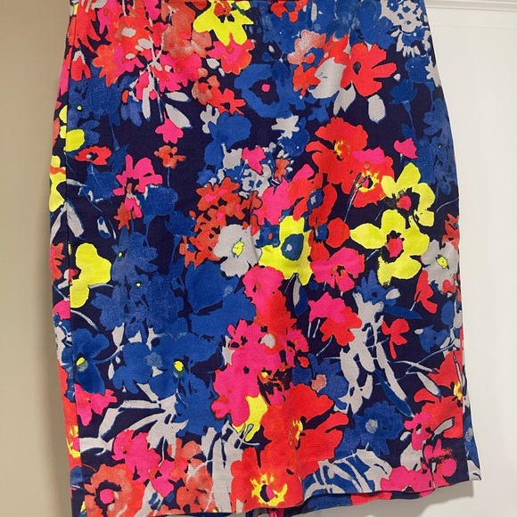 LOFT | Skirts | Loft Vibrant Floral Pencil Skirt Multicolor | Poshmark